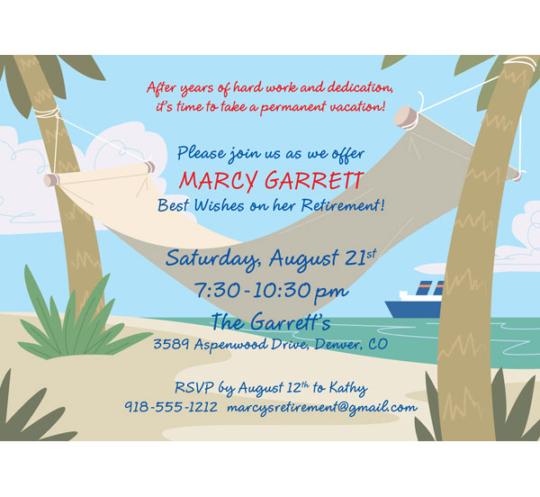 A Retirement Party Invitation