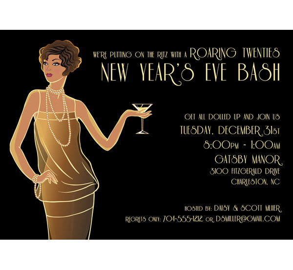 Roaring 20s Invitation